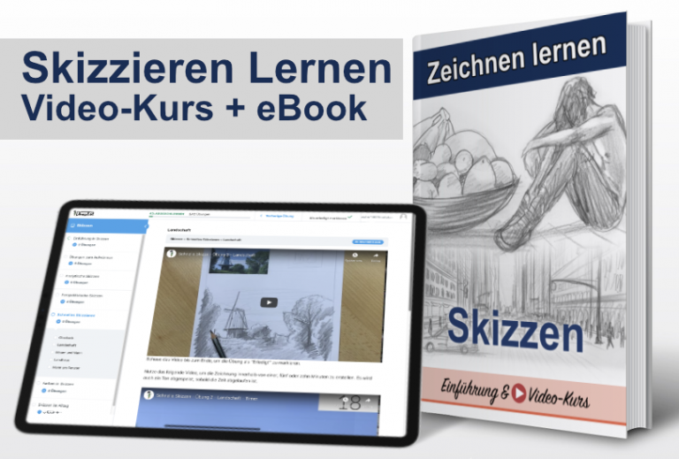 Leuchtturm Malen - Komplette Übung mit Video Leuchtturm Malen - Komplette Übung mit Video